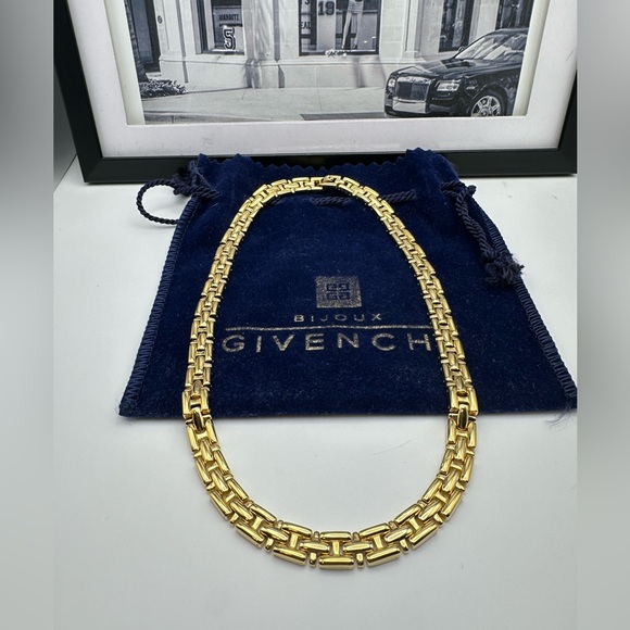 Givenchy | Jewelry | Givenchy Bijoux Flat Gold Tone Chain | Poshmark
